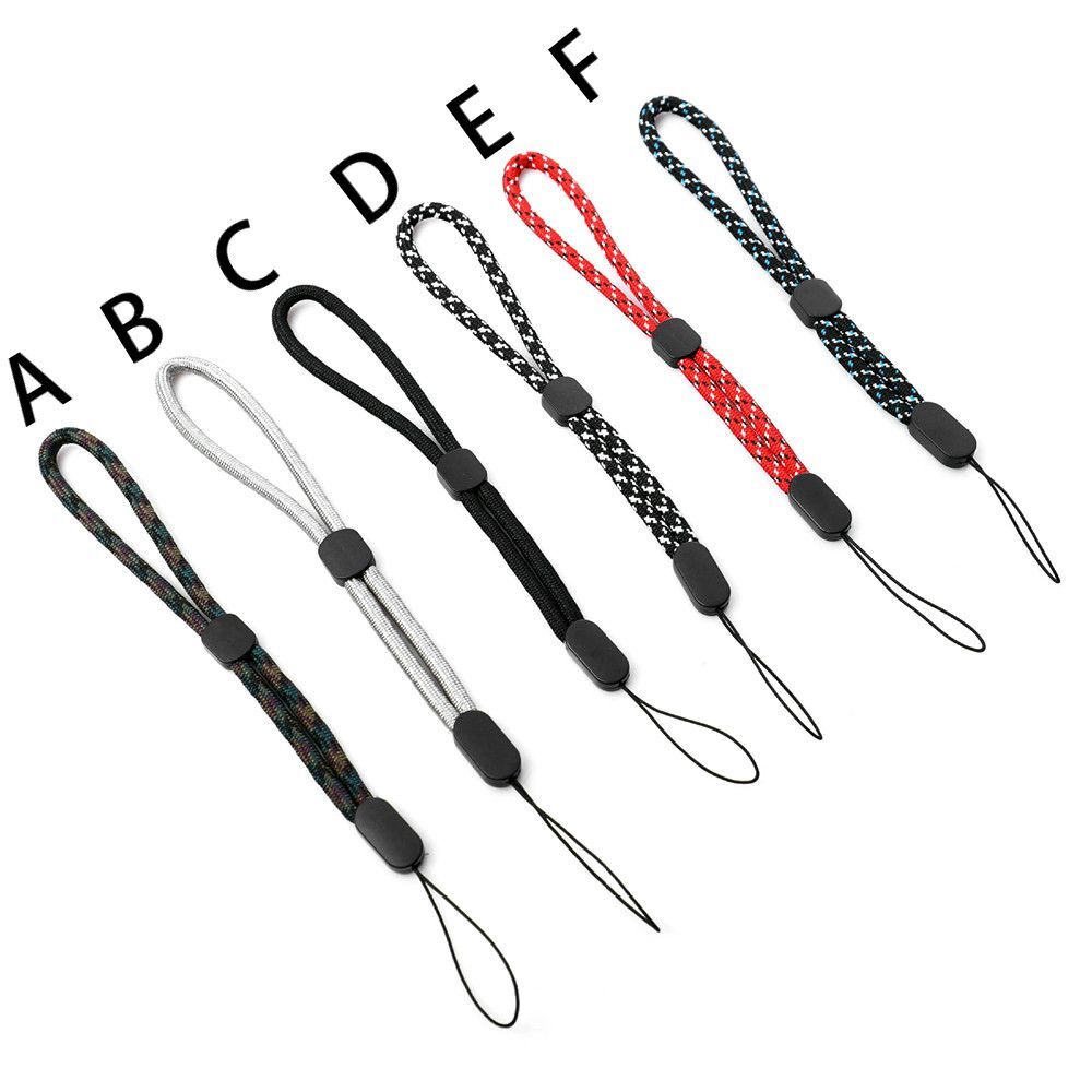 Anti-dropping Polyester Wrist Strap Mobile Phone Rope Key Chain Hand ...