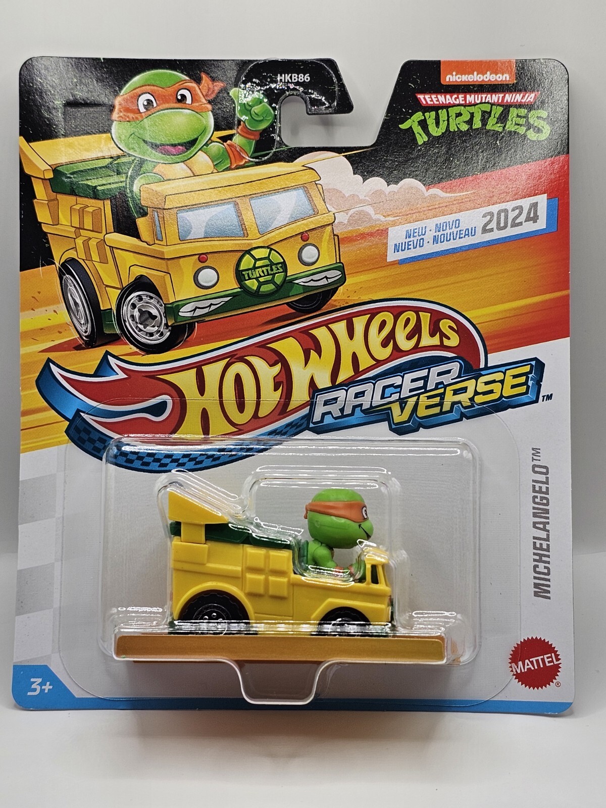 Hot Wheels Racer Verse 2024 Ninja Turtles Michelangelo – Sistema de ...