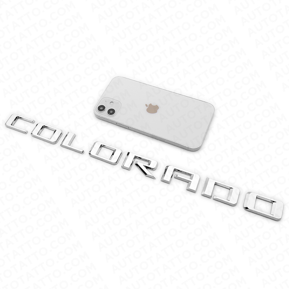 21+ Chevy Colorado Fender / Tailgate Chrome Badge 3D Logo Emblem Truck ...