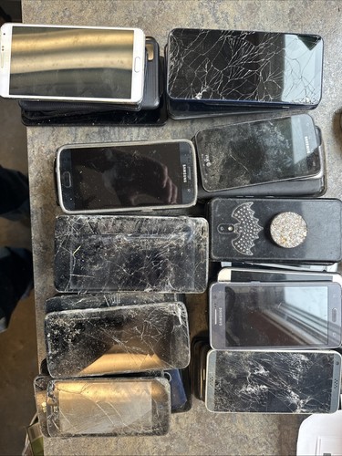 52 Smart Cell Phones For Parts Scrap Gold Lot Broken | eBay
