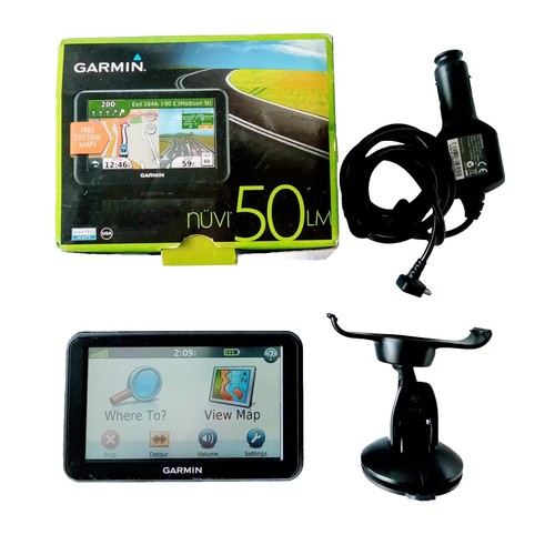 Garmin Drive Nuvi 50LM GPS Navigator Black Bundle w/ Original Charger ...