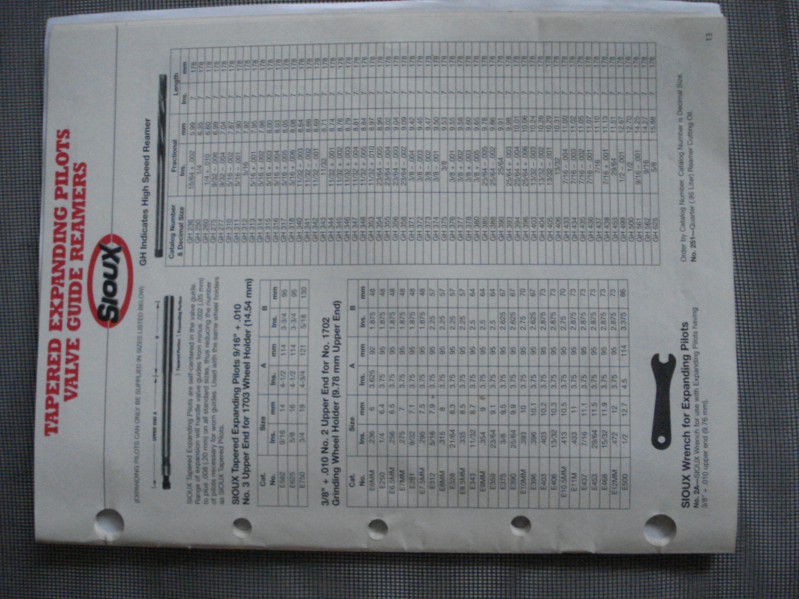 BECK VALVE GUIDE REAMERS 0.358" (9.09 mm) | eBay