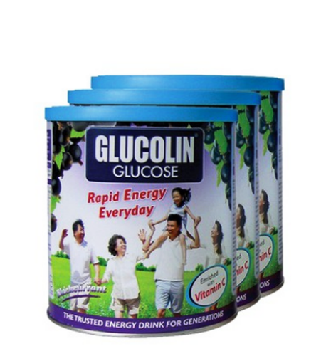 2 X Glucolin Glucose Blackcurrant 420g Instant Energy Original EXPRESS ...