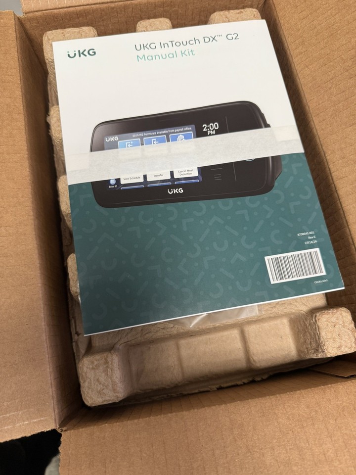 UKG Kronos Intouch DX G2 MAG Time Clock 8610000-012 | eBay