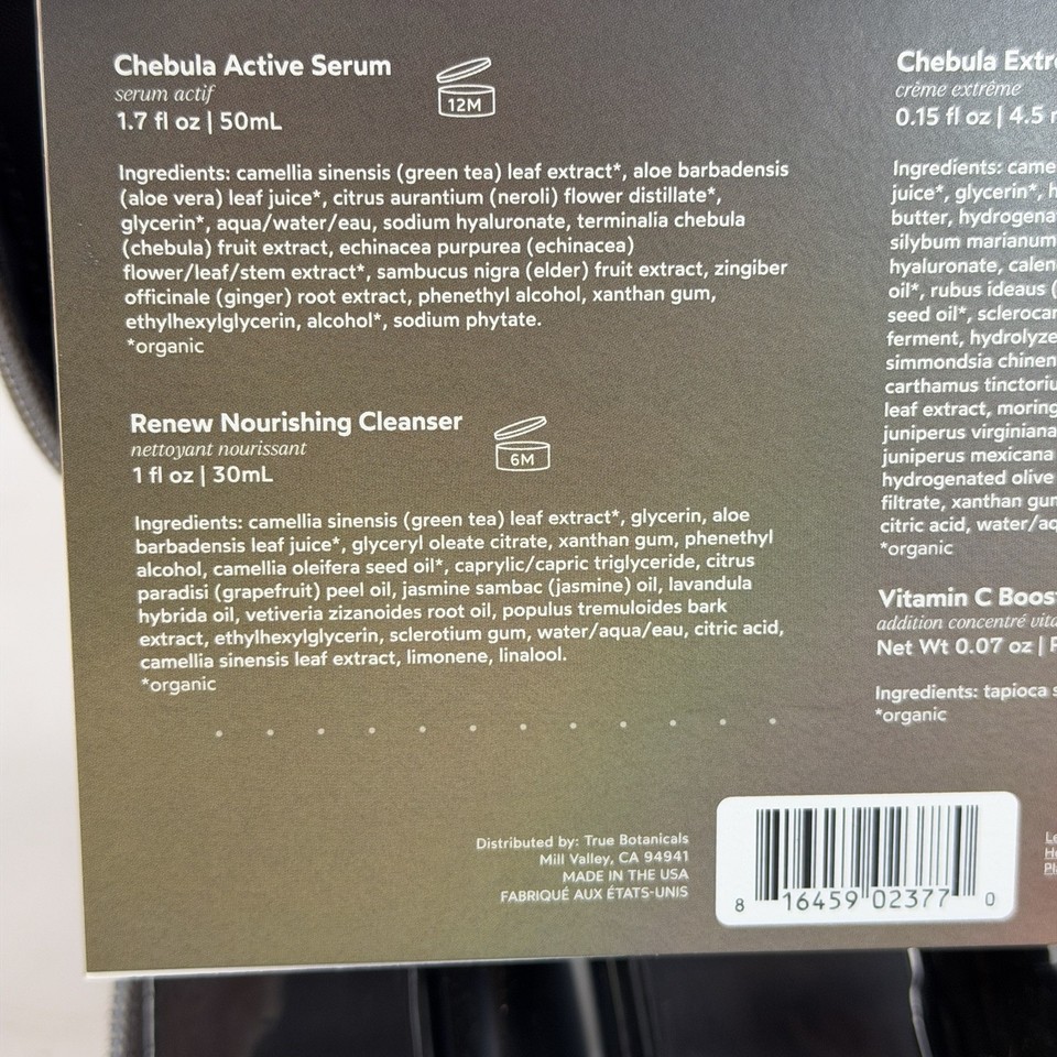 True Botanicals 4 Pcs Deluxe Size Chebula Active Serum and Discovery ...