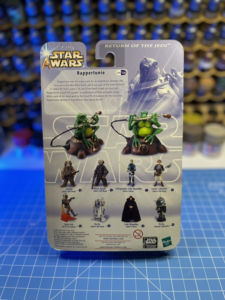 🪐Star Wars RAPPERTUNIE #08 AOTC SAGA GOLD SERIES Jabba’s Palace Figure ...