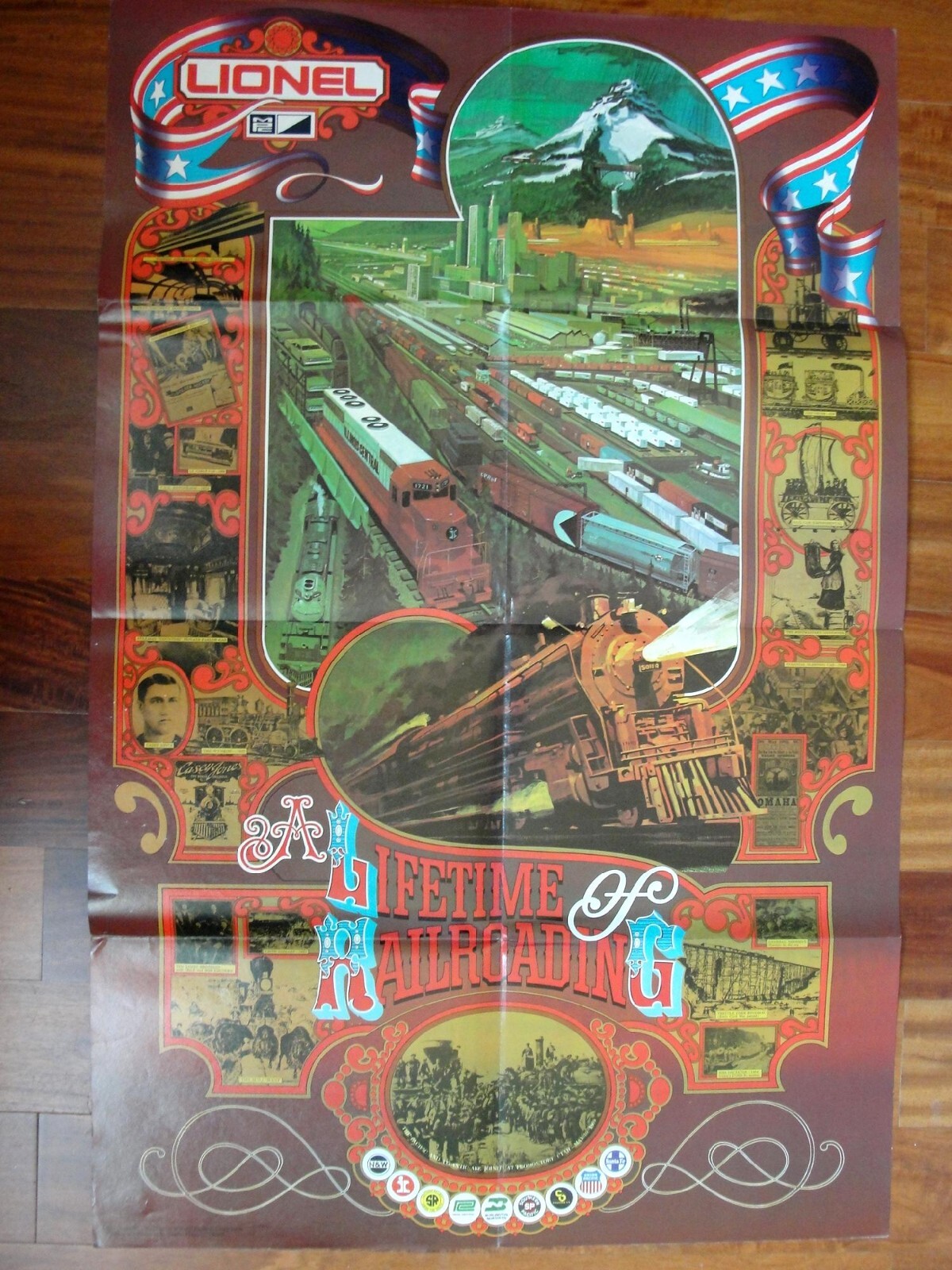 Lionel O-Gauge Electric Trains Catalog/Poster 1970 A Lifetime of ...