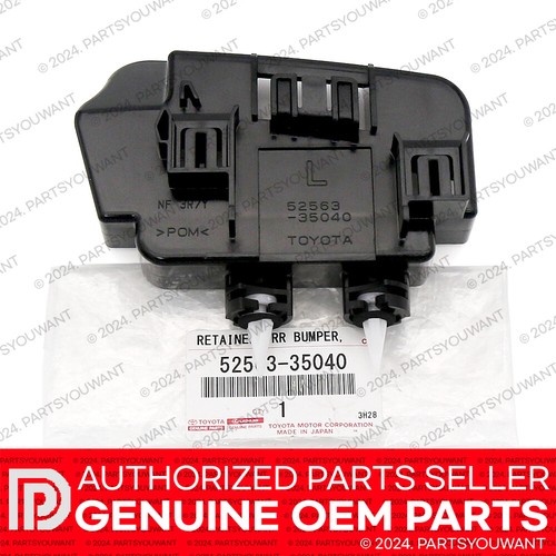 GENUINE Toyota 10-23 4Runner OEM Rear Bumper Driver Upper Retainer ...