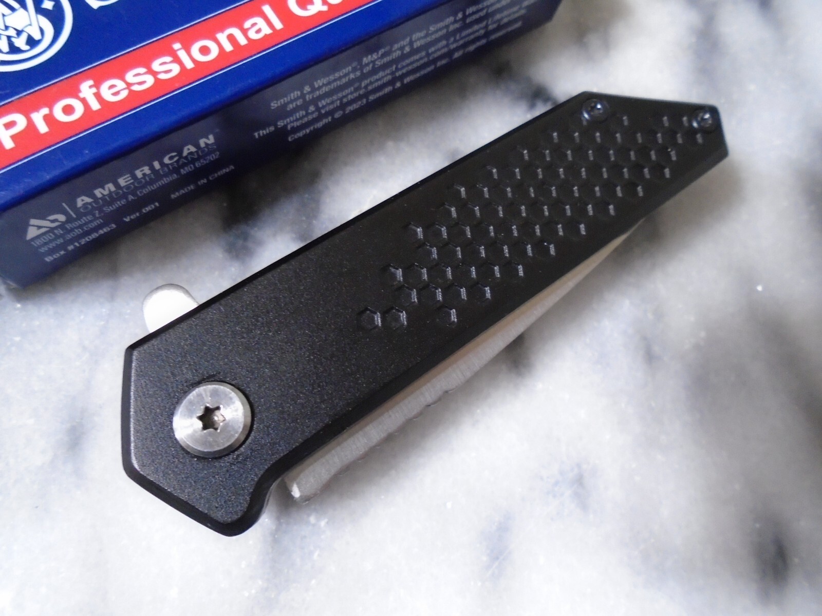 Smith & Wesson Extreme Ops Assisted Open Aero Tanto Pocket Knife Folder ...