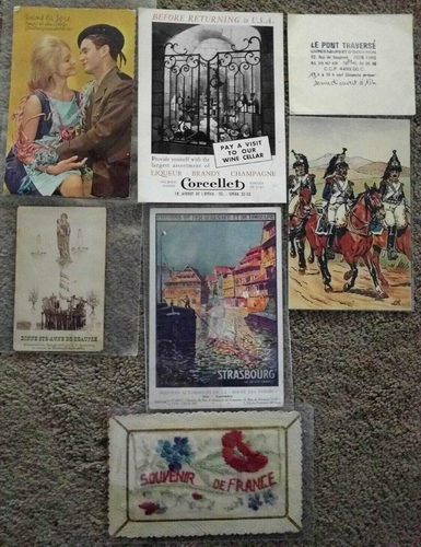 French Memorabilia Postcards,Ad,Picture Lot #119 | eBay