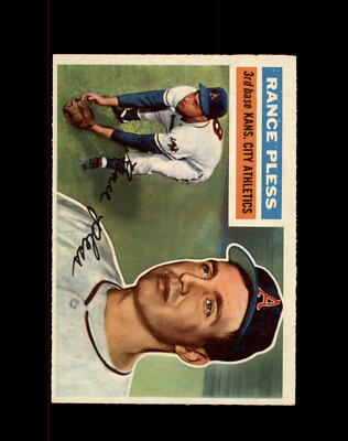 1956 Topps Baseball #339 Rance Pless RC (A's) STARX 8 OC NM/MT (CS35637 ...