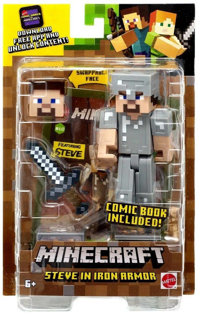 Minecraft Steve Iron Armor