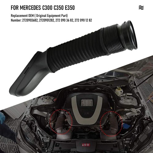 Air Intake Inlet Duct Hose Left & Right fit Mercedes-Benz W204 W212 ...