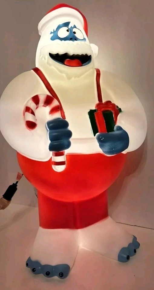 24" Bumble Yeti BlowMold Rudolph Red Nosed Reindeer Christmas Gemmy ...