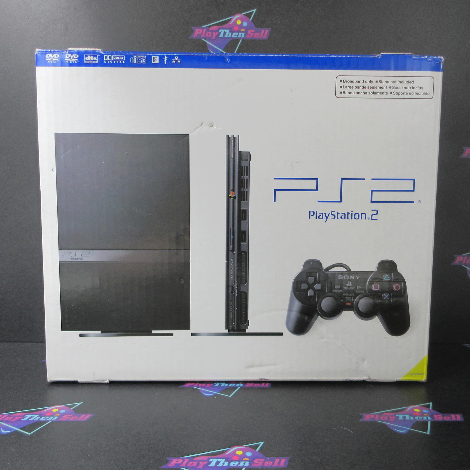 Sony Playstation 2 Console Slim PS2 Black SCPH-79001 Unused