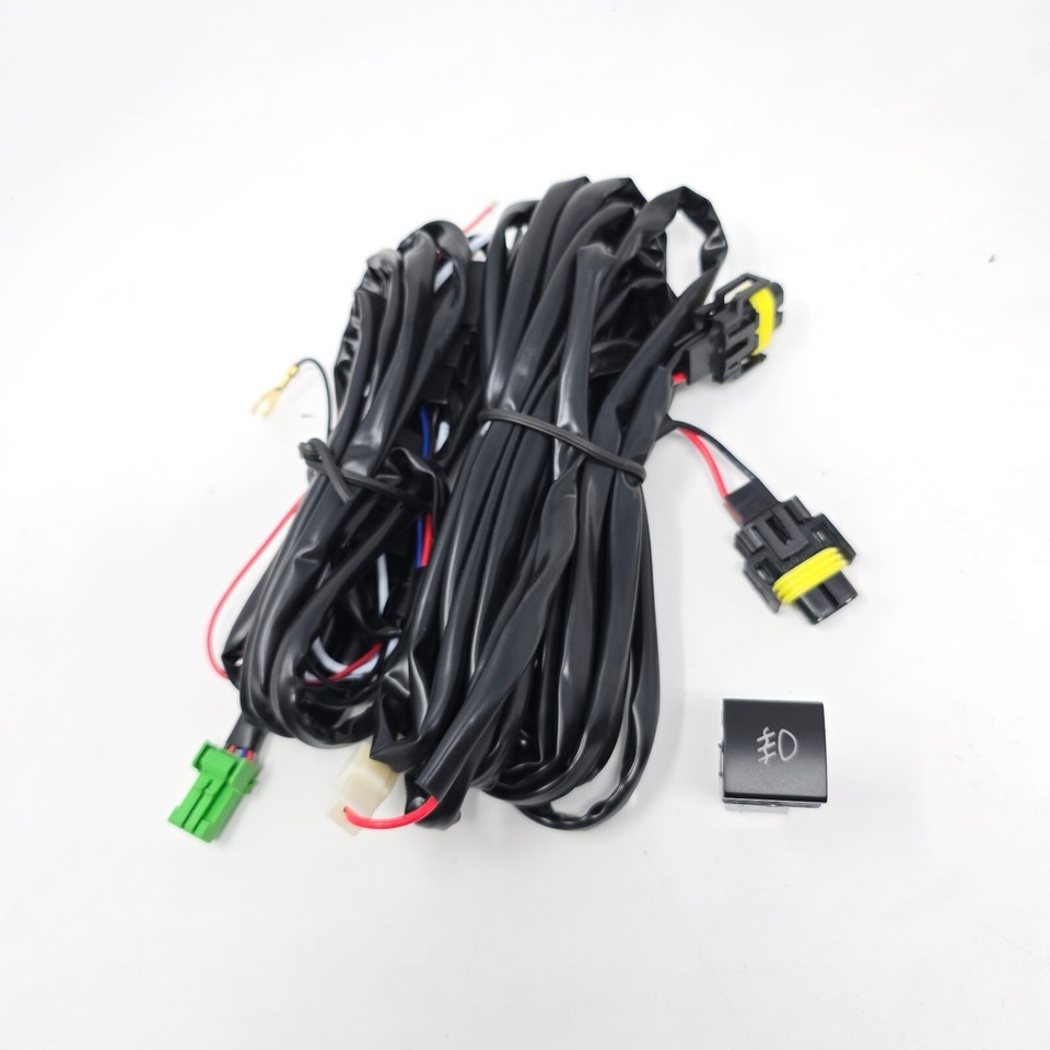 For 2024 2025 Toyota Tacoma Wire Set White Add Signal Function LED Fog ...