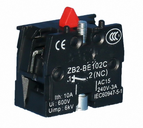 5Pcs ZB2-BE102C 1NC Push button switch Contact | eBay