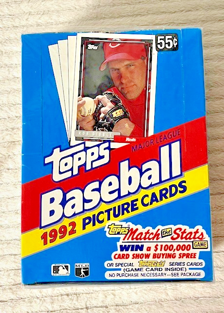1992 Topps MLB Baseball Hobby Wax Box - (24) Factory-Sealed Packs - 792 ...