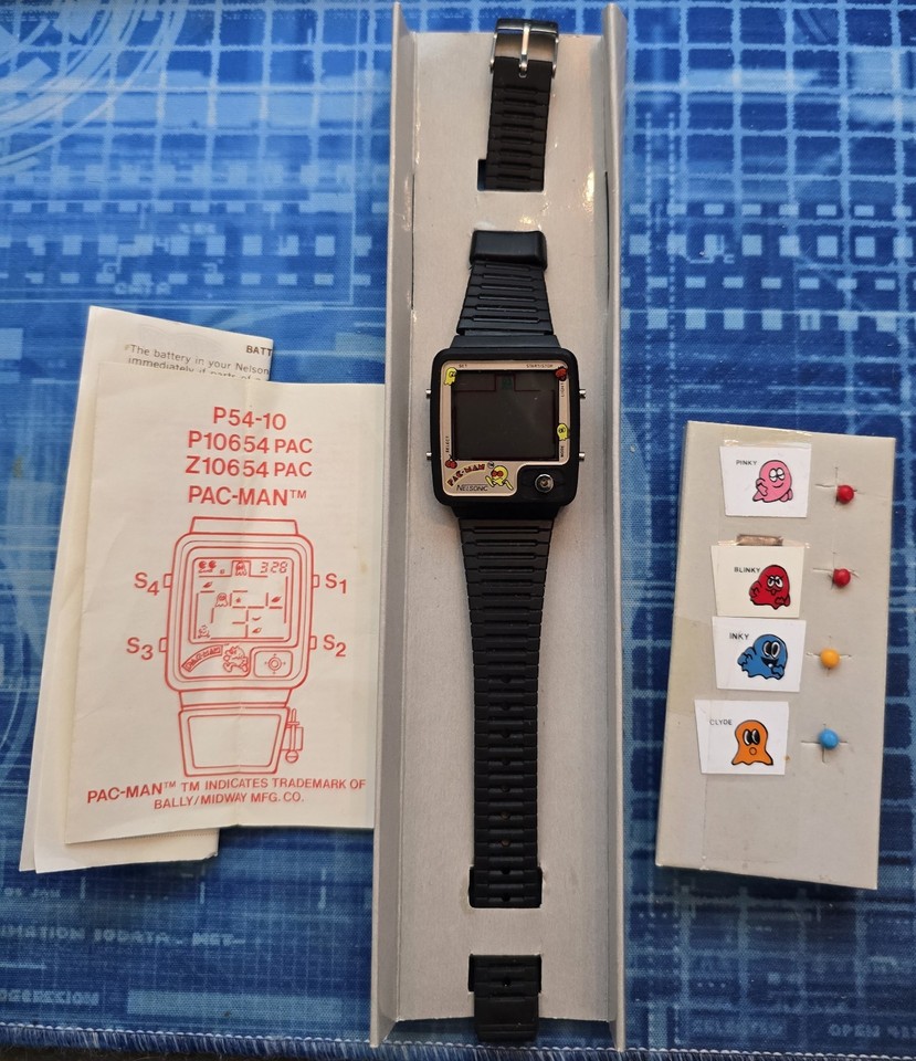 Nelsonic Pac-Man Game Watch - CIB | eBay UK