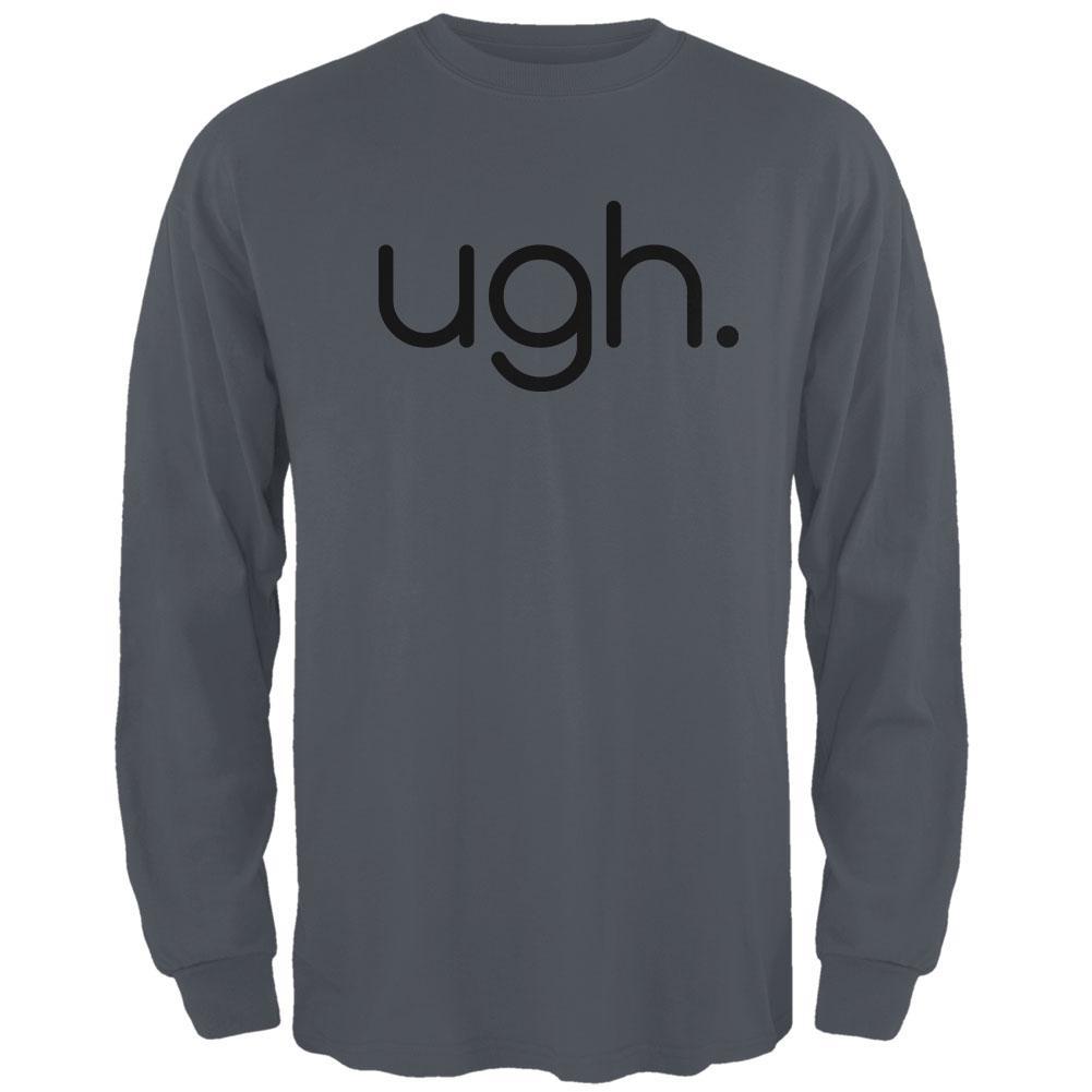 Funny Ugh Expression Mens Long Sleeve T Shirt | eBay