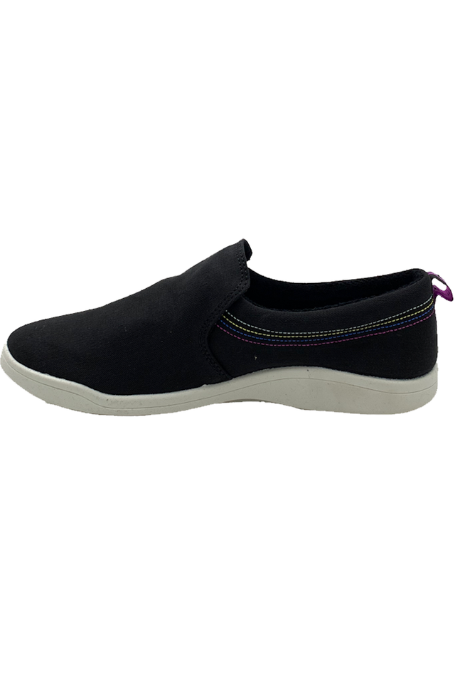 Vionic Beach Washable Canvas Slip-On Shoes Marshall Black | eBay