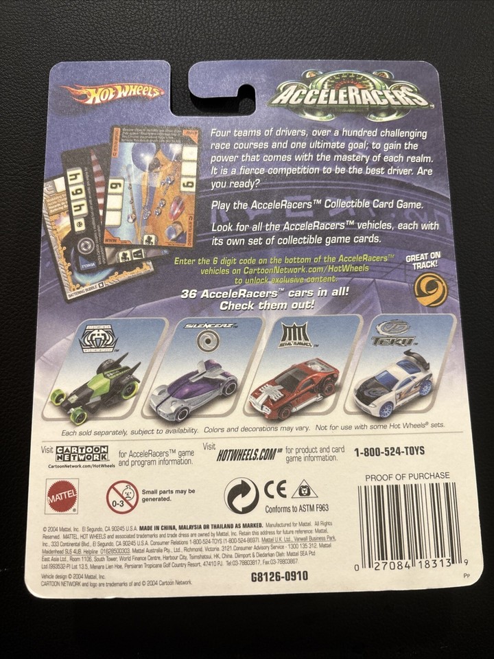 Hot Wheels AcceleRacers Technetium - Silencerz 9 of 9 | eBay