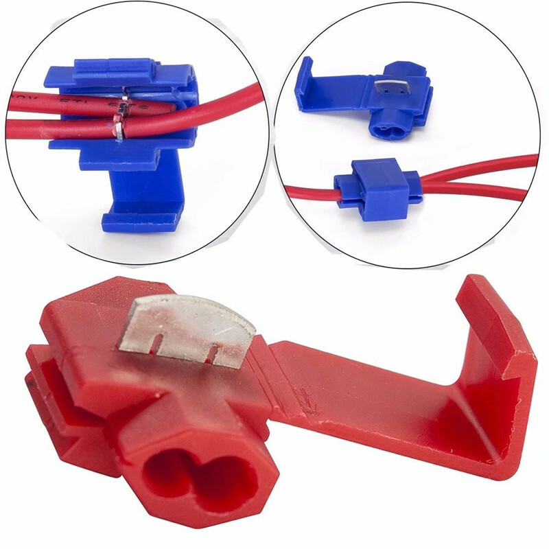 65pc Car Wire Cable Connectors Terminals Crimp Lock Quick Splice ...