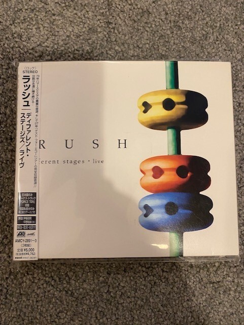 Different Stages: Live by Rush (CD, 1998) for sale online | eBay