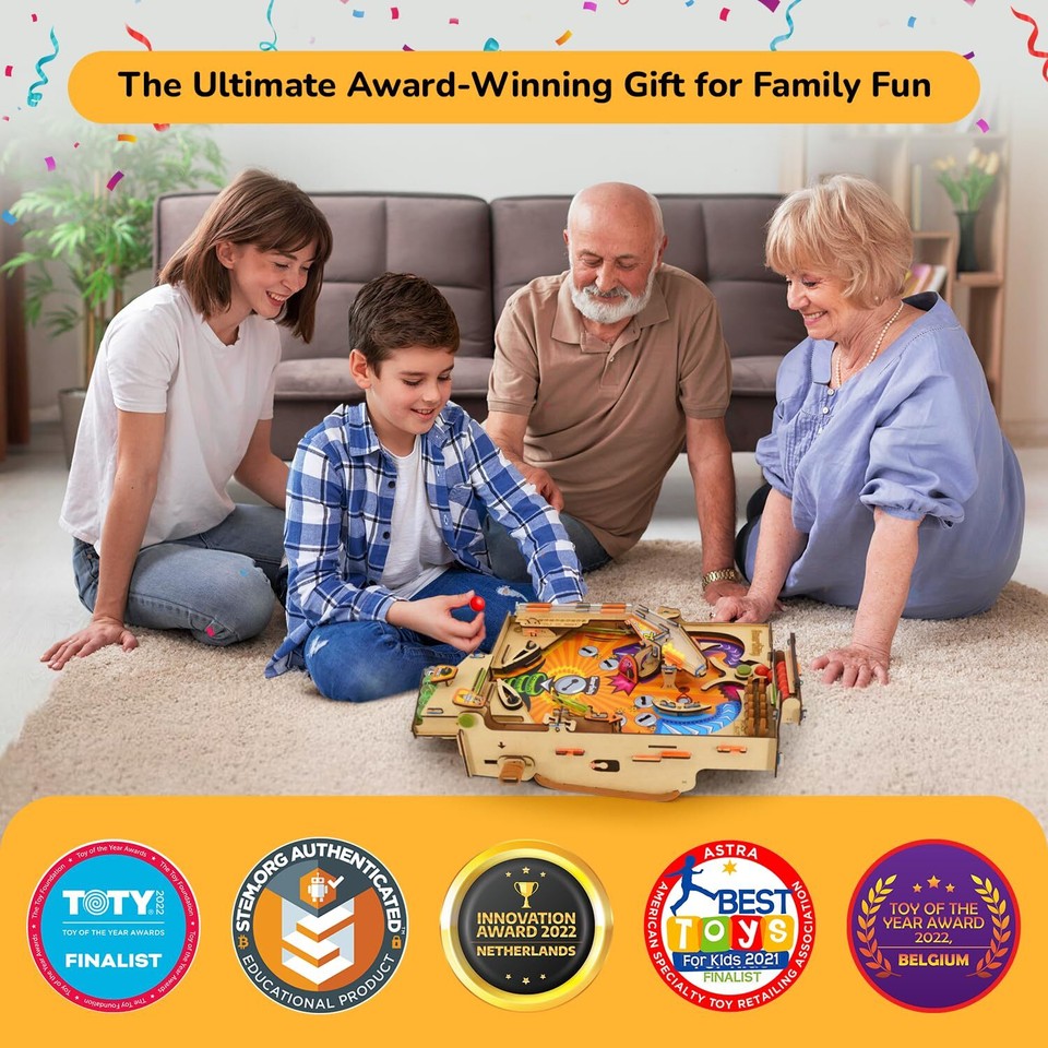 Smartivity DIY Pinball Machine Toy for Ages 8-99 Year Old | Award ...