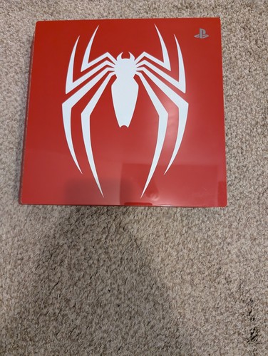 Sony PlayStation 4 pro Limited Edition Marvel's Spider Man 1TB Red ...