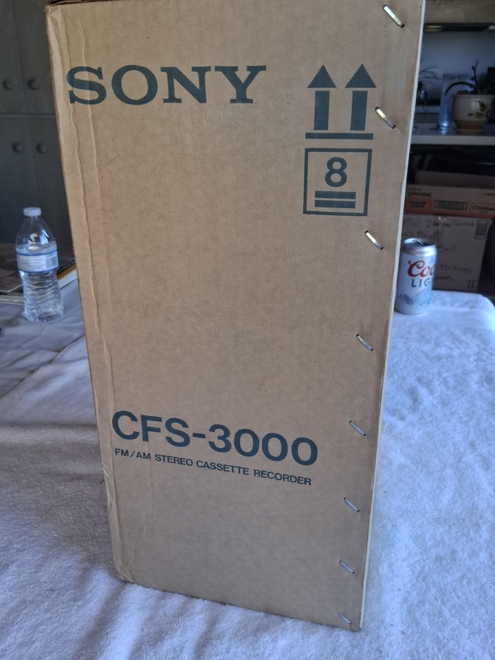 Sealed Sony CFS 3000 Radio Cassette Boombox | eBay