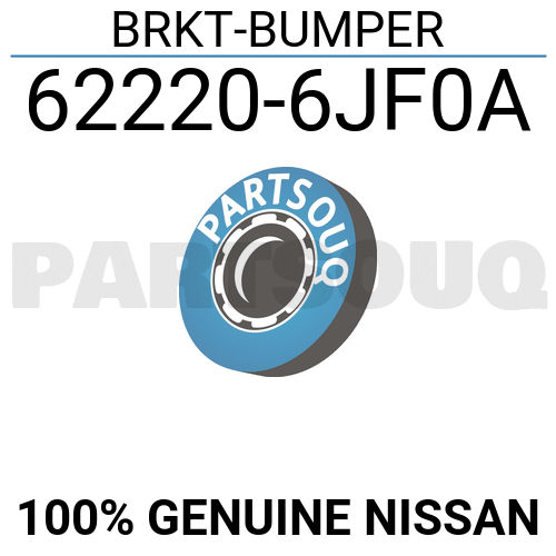 622206JF0A Genuine Nissan BRKT-BUMPER 62220-6JF0A | eBay