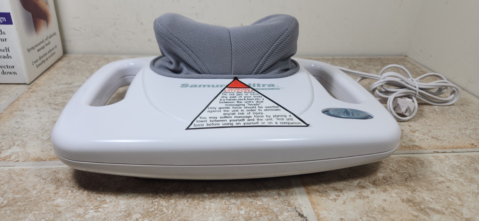 HoMEDICS Samurai Ultra Shiatsu Deep Kneading Neck-Shoulder Massager ...