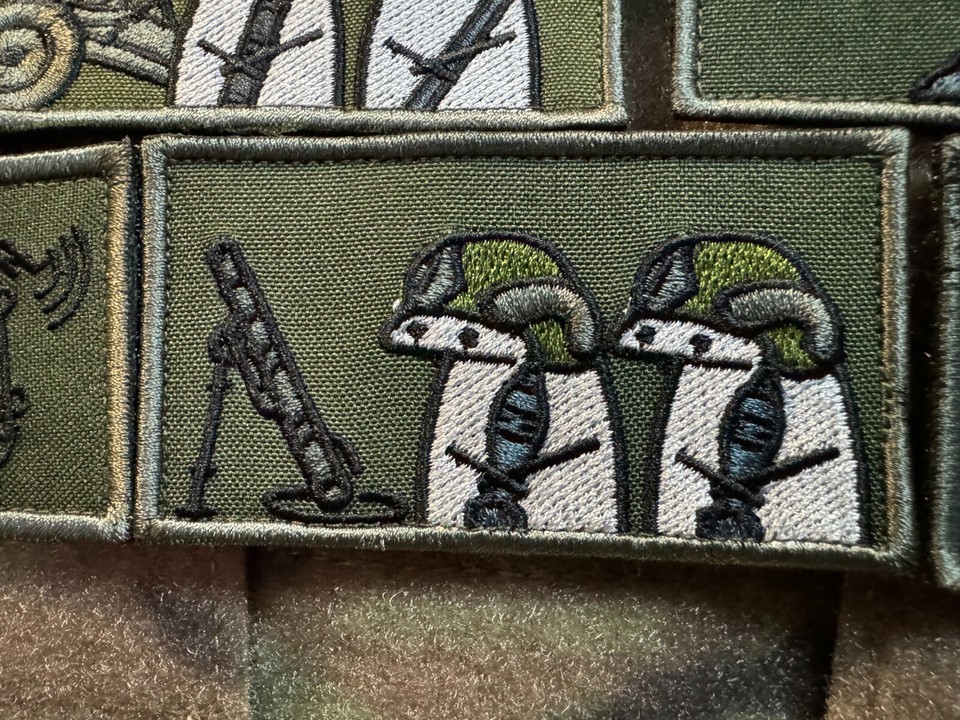 Set of 5 pcs. Embroidered Ukraine military chevron guber Flork moral ...