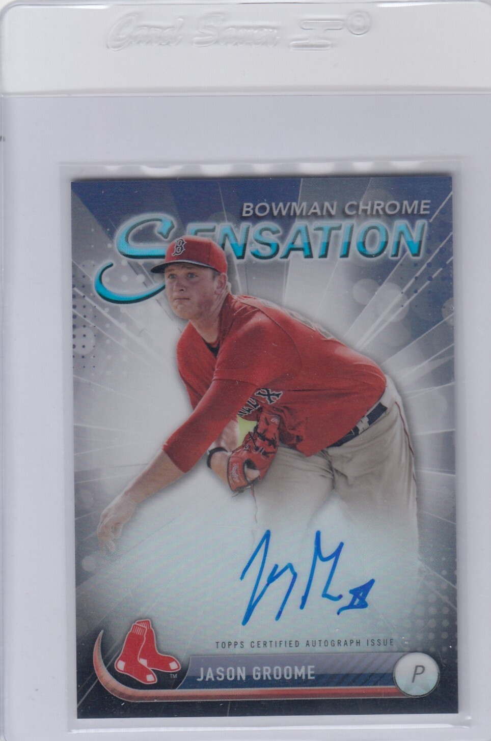 2017 BOWMAN CHROME JASON JAY GROOME SENSATION ROOKIE ON CARD AUTO #D99 ...