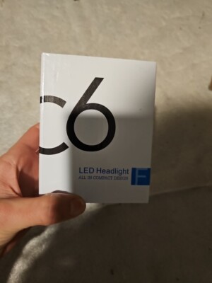 C6 Led Headlight Bulbs All-in-One Head-Lamps ~ 1 Pair | eBay