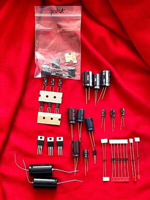 Pioneer Power Supply & Protection Recap Kit Capacitor Upgrade Rebuild ...