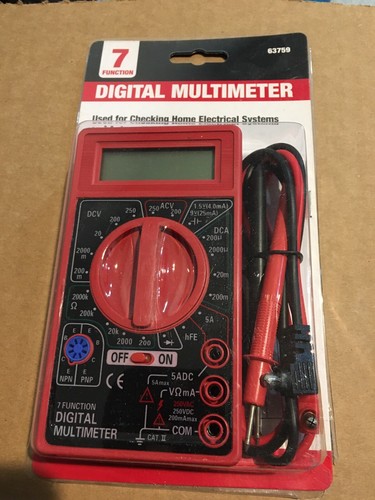 7 SEVEN MULTI Function Digital Multimeter Electronic Digital Multimeter ...