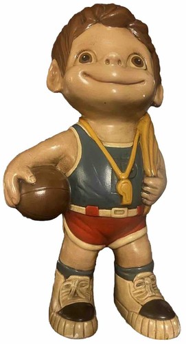 Vintage Ceramic Basketball player Bedroom Art Coach ATLANTIC MOLD Boy ...