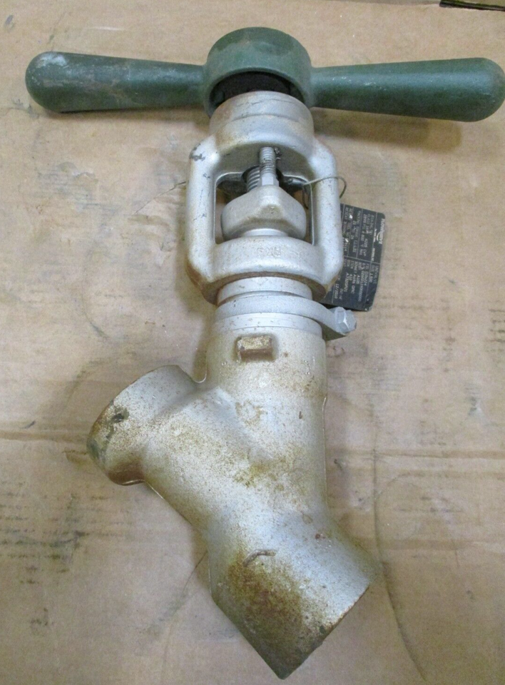 Edward Class 1690 Univalve Size 1.5000 1.5" Angle Valve A4968AES | eBay