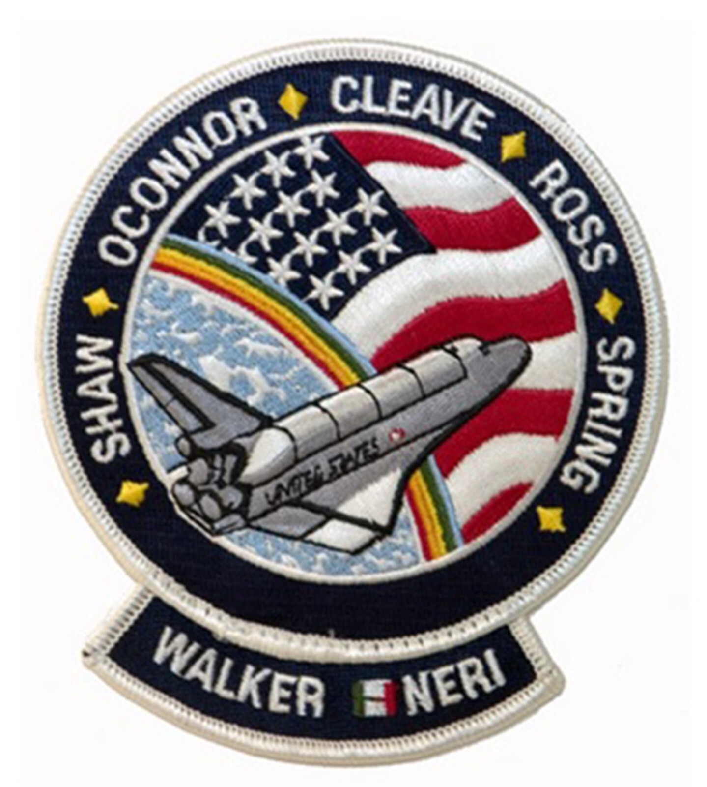 Nasa Atlantis Walker Neri Shaw Oconnor Patches Embroidered Badge Sew on ...
