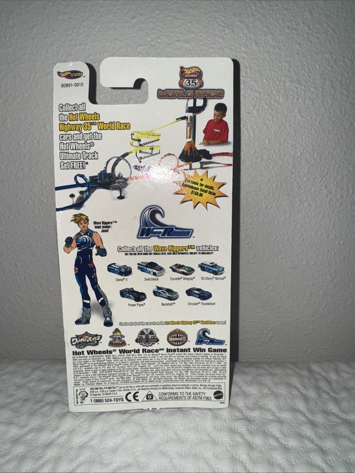 Mattel Hot Wheels World Race Highway 35 Nitrox #7 Corvette Stingray 7/ ...