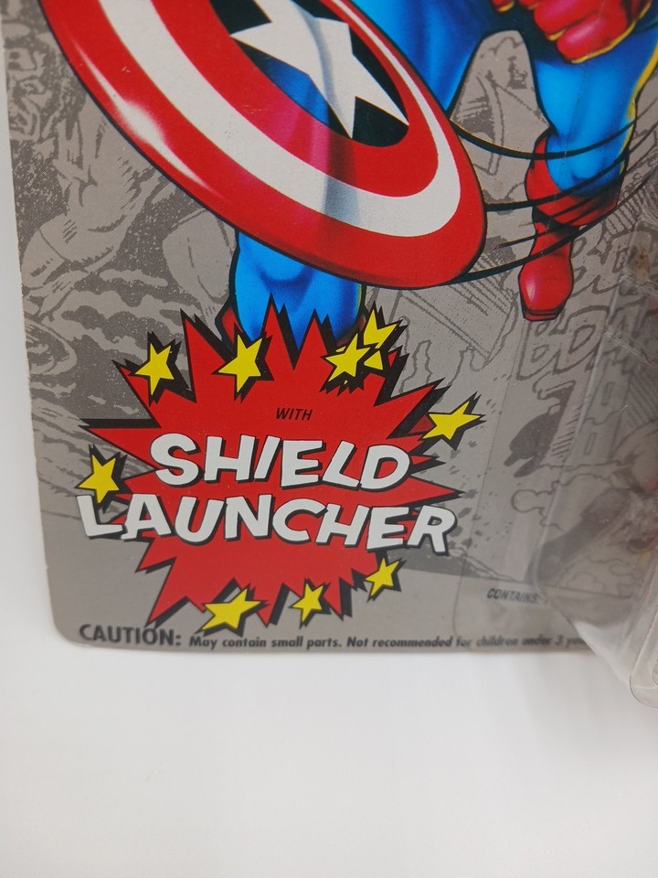 Captain America Action Figure Shield Launcher Marvel Superheroes Toy ...