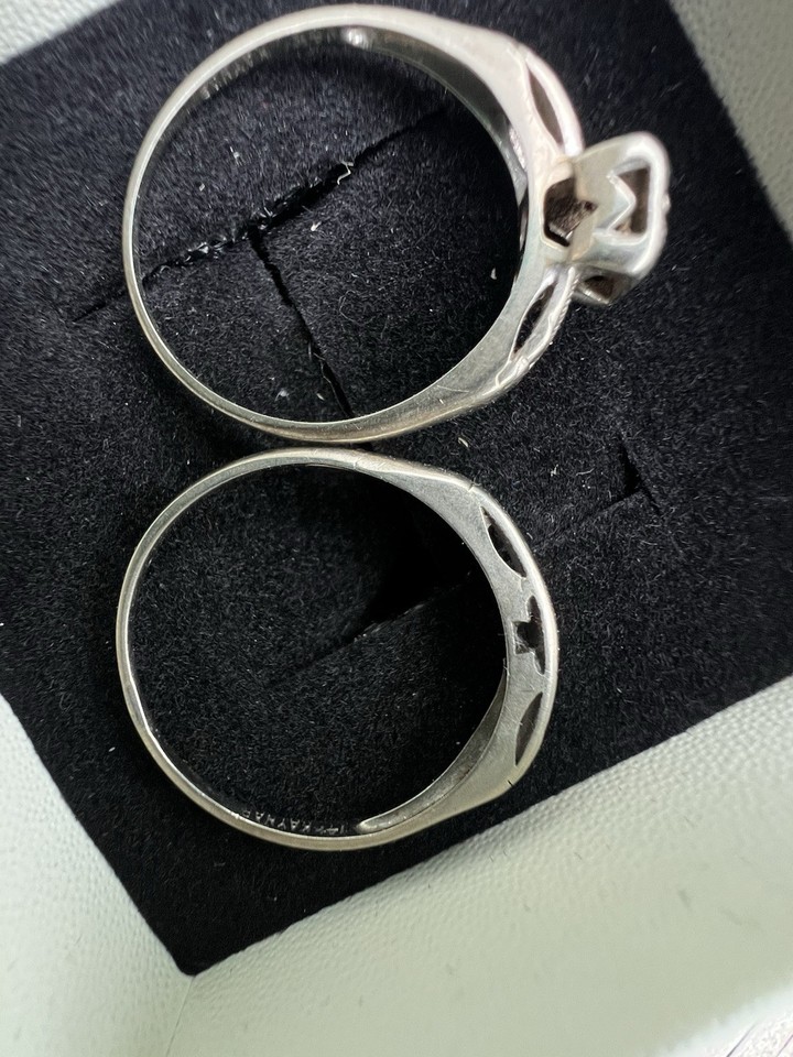 Estate 1920’s 14k White Gold Wedding Set ( Kaynar ) | eBay