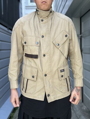 Barbour Dues Ex Machina Geelong Casual Jacket Coat Tan XL Brand New W ...