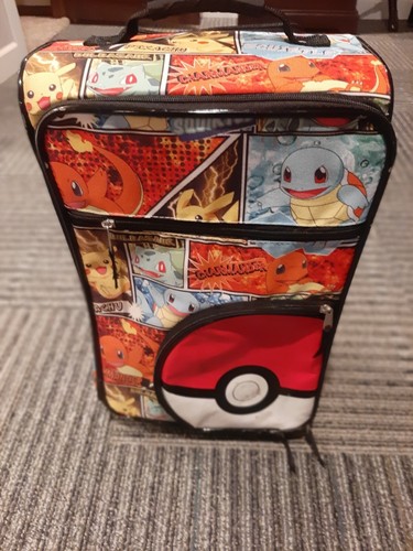 Pokemon Bioworld 18" Rolling Luggage Carry On Suitcase | eBay
