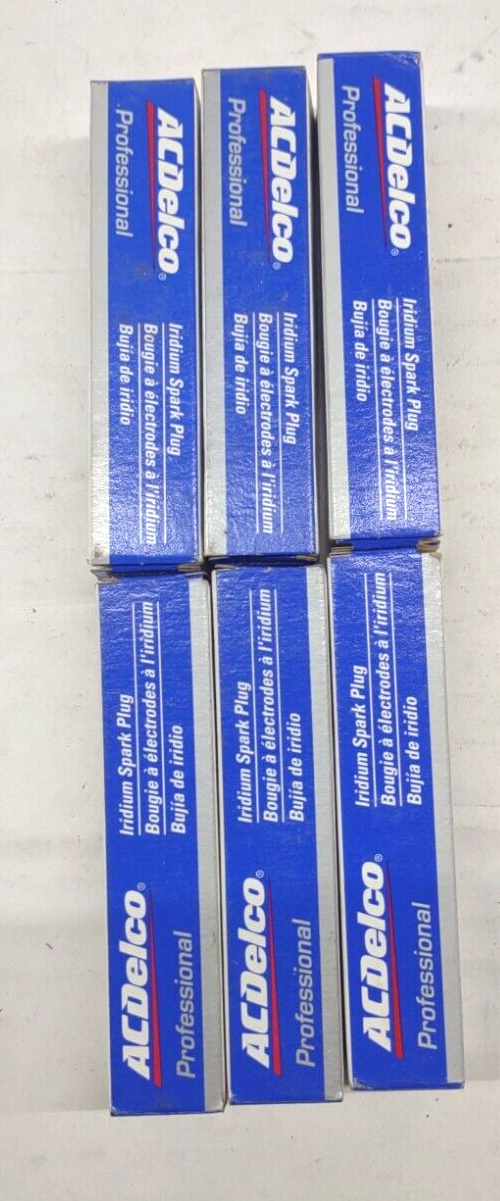 ACDELCO OEM 41-105 12607280 Set of 6 Iridium Spark Plugs F2C | eBay