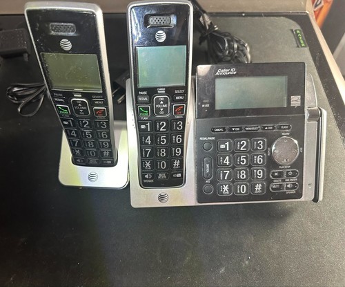 AT&T CL83213 Two-Handset Cordless Answering System with Caller ID/Call ...