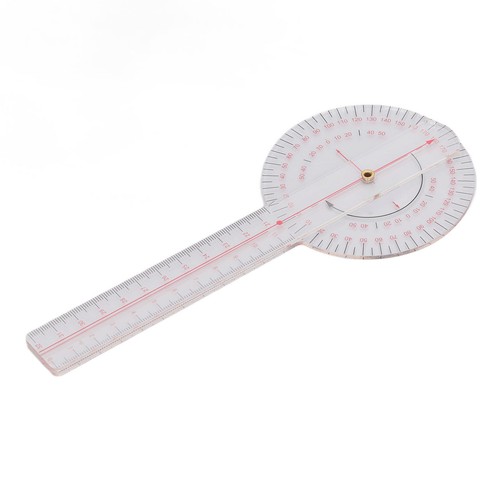 Orthopaedic Use Goniometer 360° Physical Therapy Angle Protractor Ruler ...