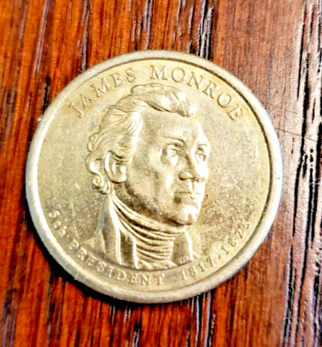 2008 D RARE James Monroe Presidential golden Dollar Gold Coin | eBay
